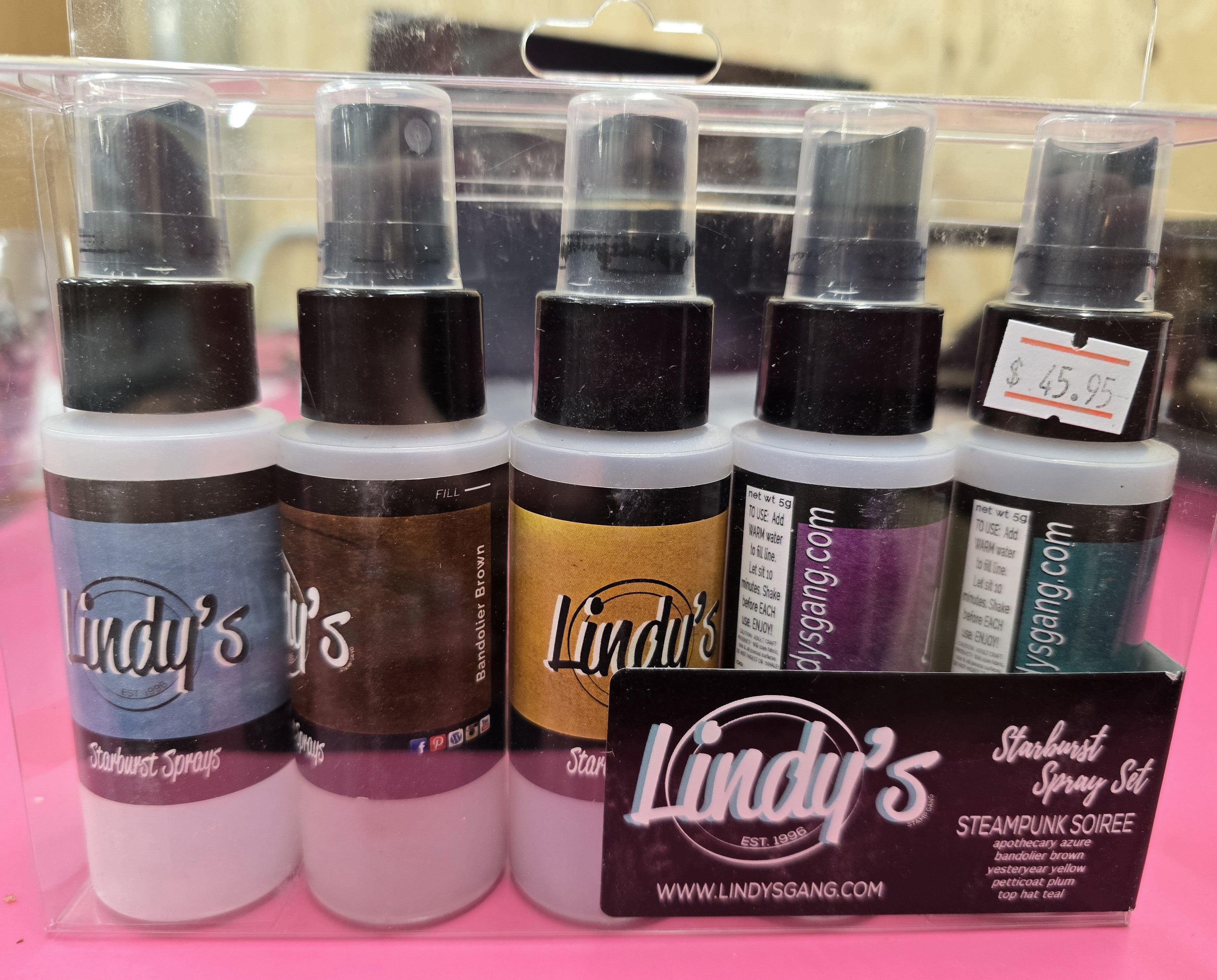Lindy's Gang Starburst Sprays 2oz 5/Pkg-Steampunk Soiree – Craft ...